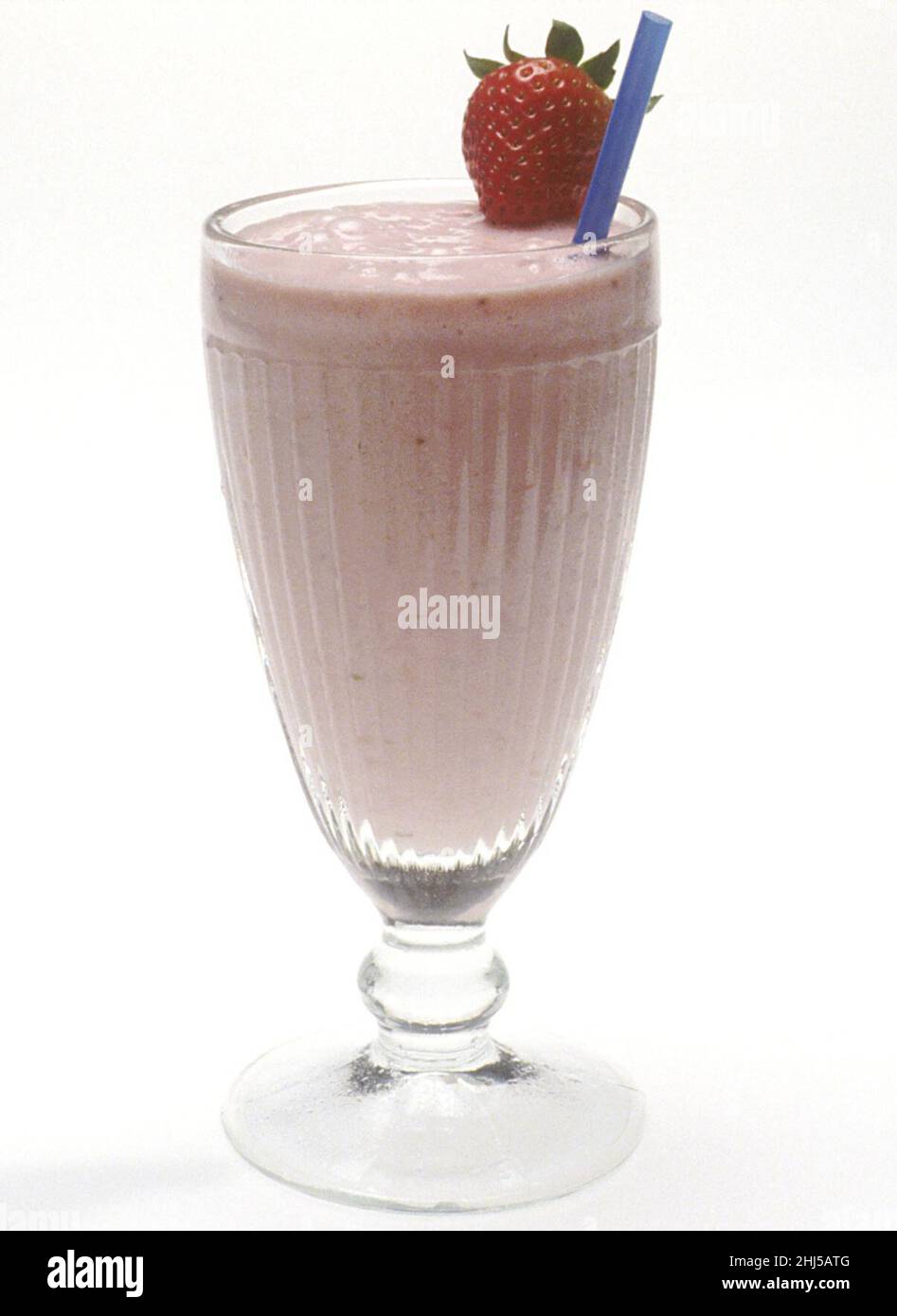 Strawberry milk shake (cropped Stock Photo - Alamy