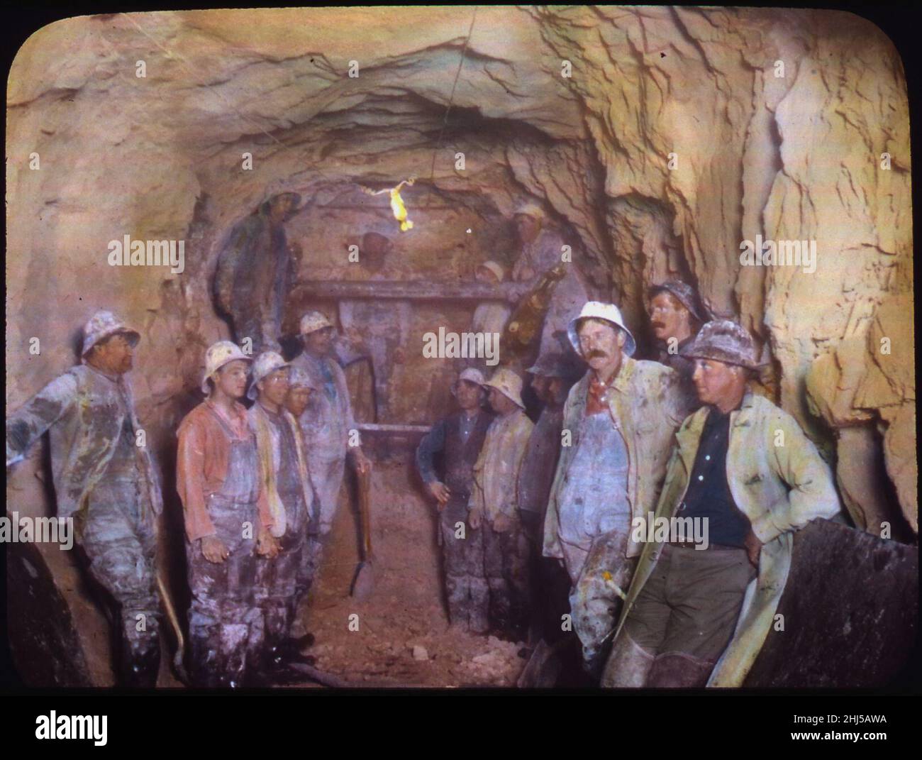 Strawberry Valley Project - Heading crew - At West Portal of Tunnel ...