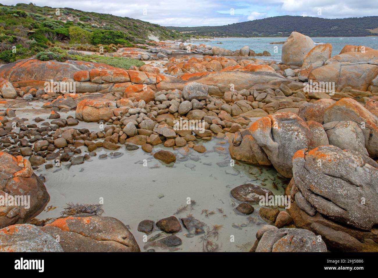Rockpool at Palana on Flinders Island Stock Photo - Alamy