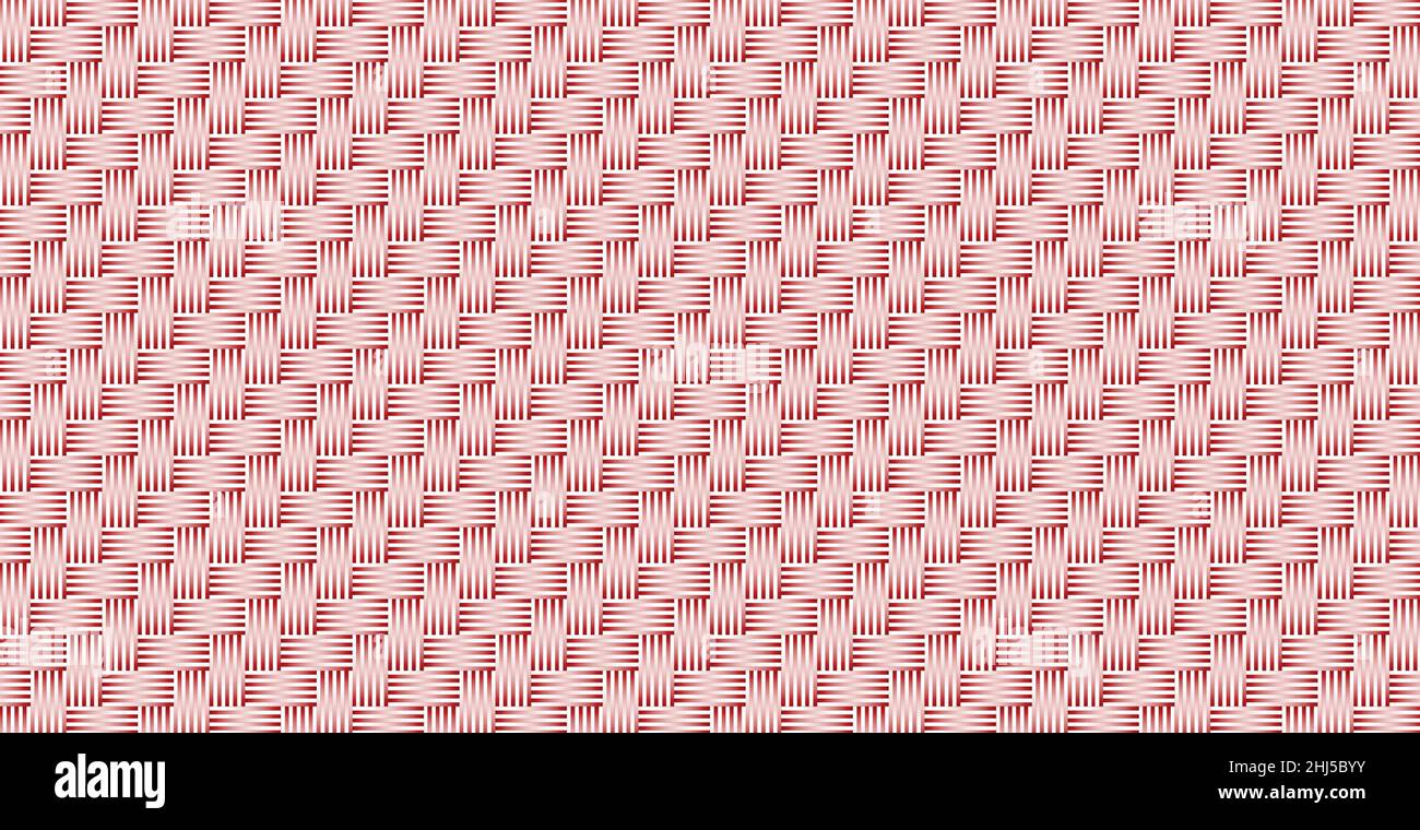 Panoramic red wicker background, repeating elements - Vector ...
