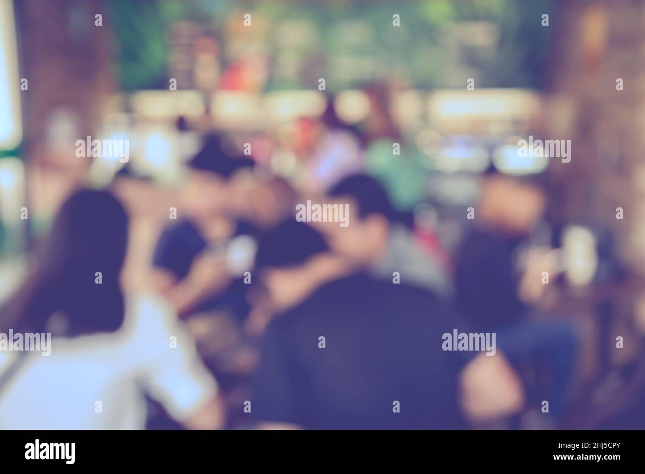 Blurred coffee shop background with vintage effect style Stock Photo ...