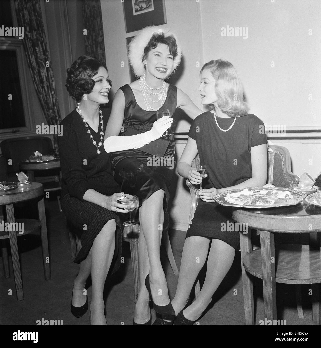 International Models gather at The Savoy Hotel, London, for the launch ...