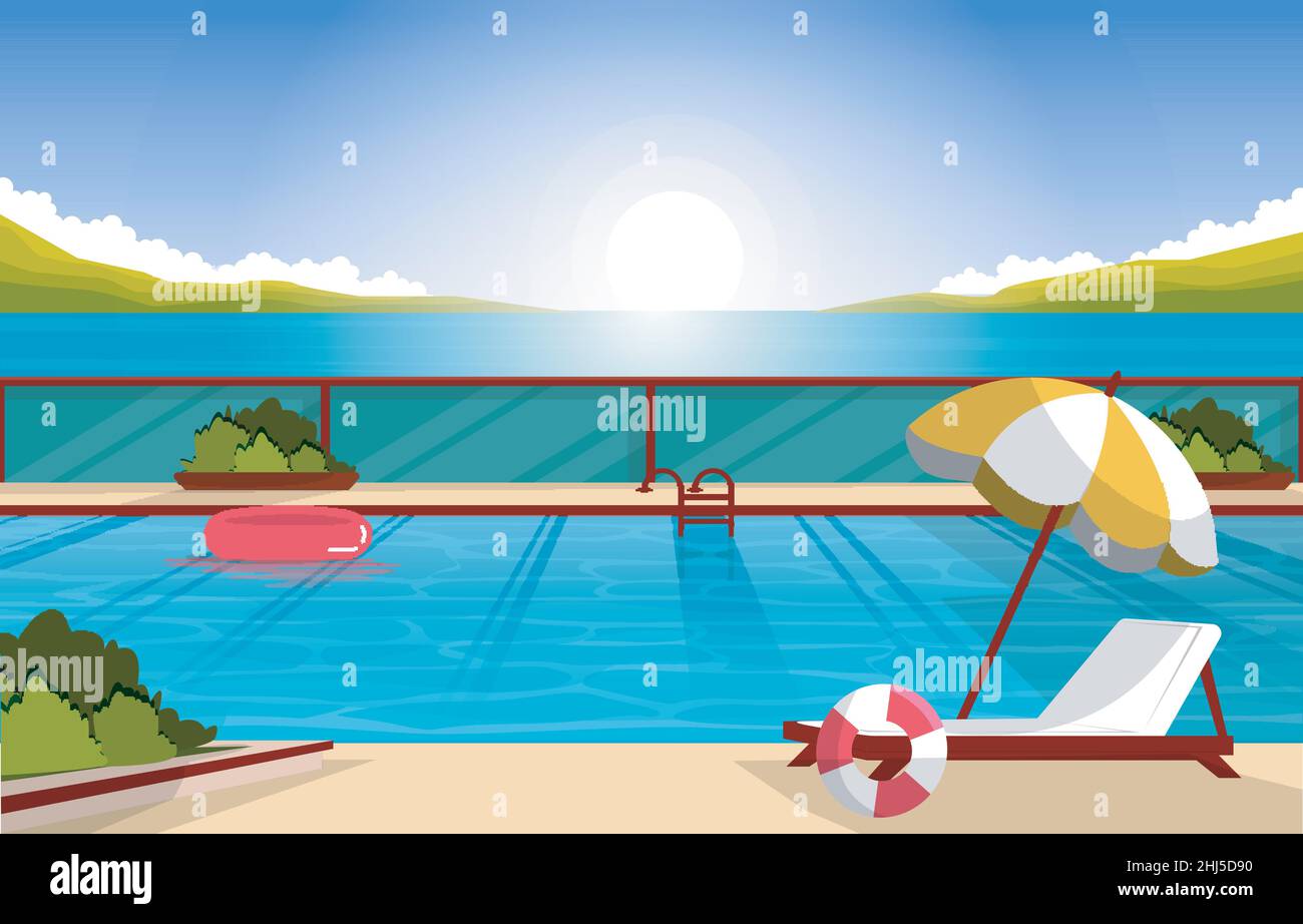 Relaxation resort Stock Vector Images - Alamy