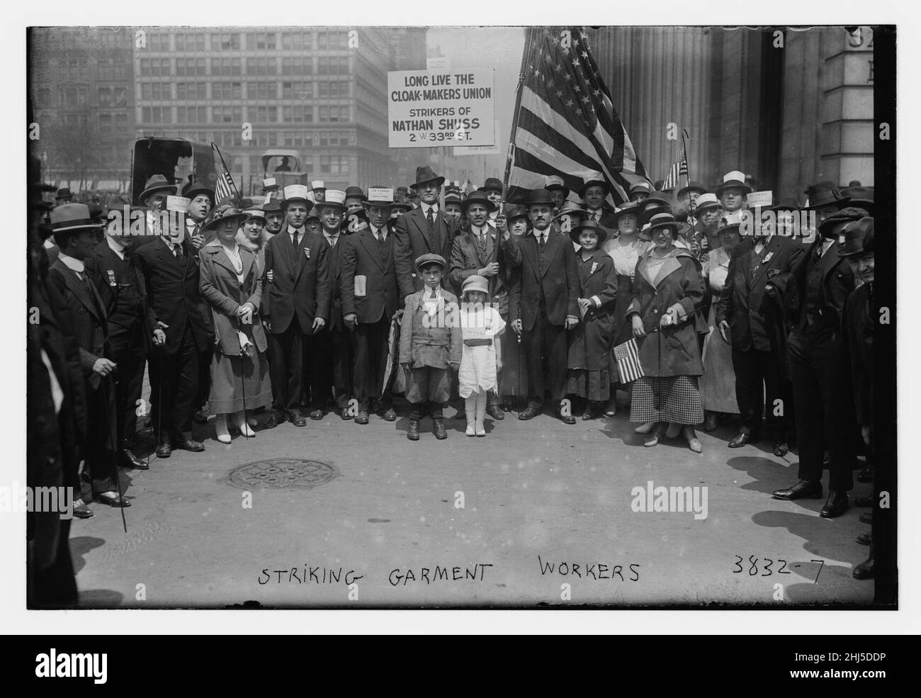 Striking Garment Workers Stock Photo - Alamy