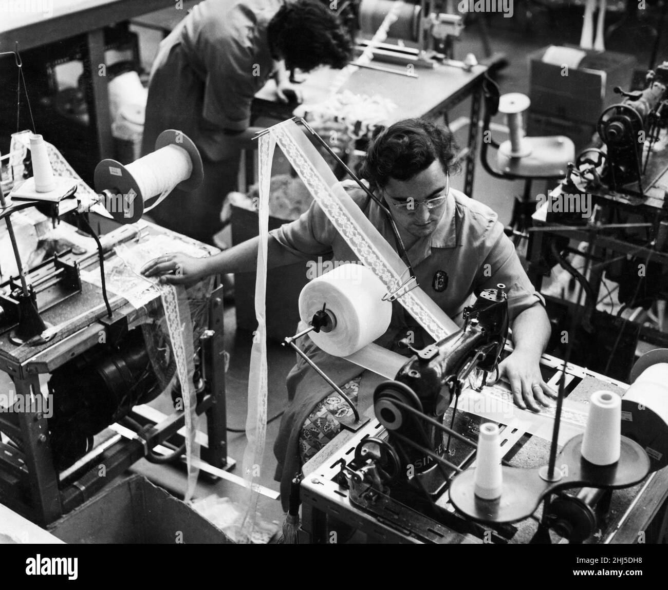 Kayser Bondor textiles factory at Pentrebach & Dowlais, Merthyr Tydfil ...