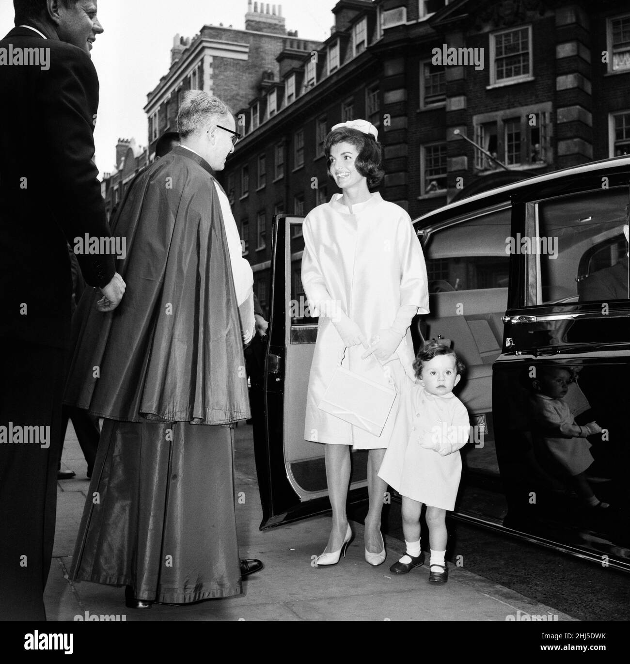 Second day of the private visit to London of American President John F ...