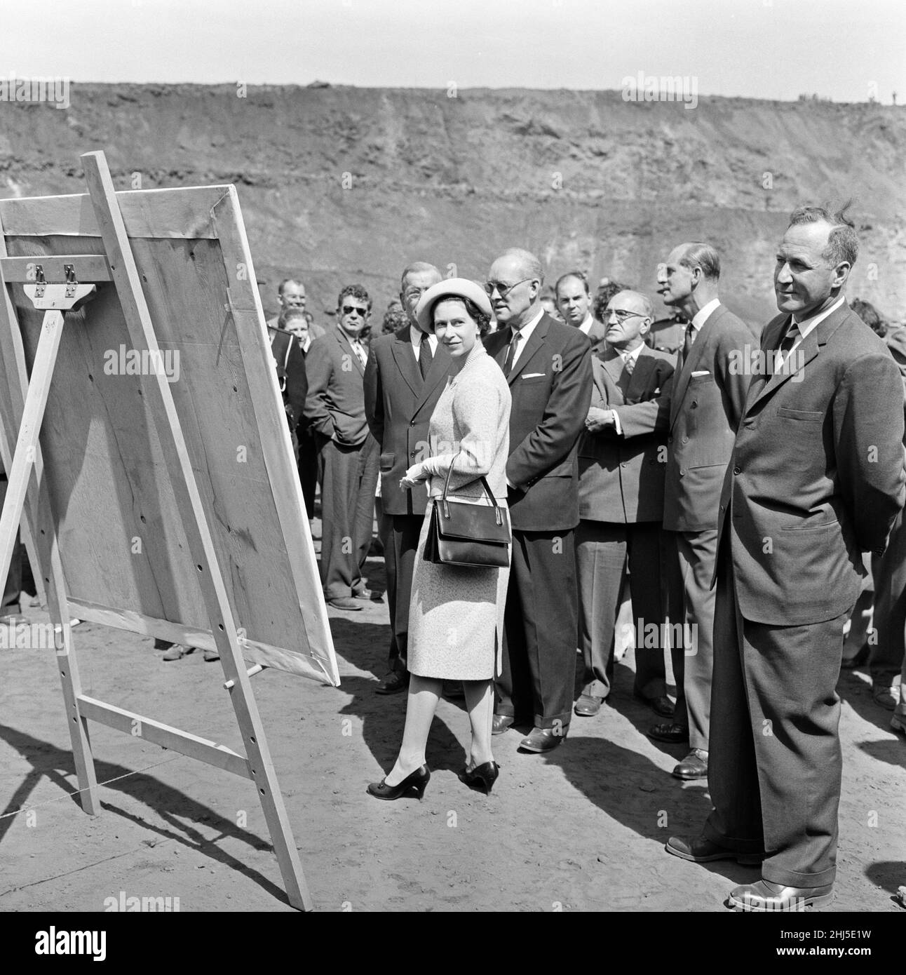 Queen Elizabeth II and The Duke of Edinburgh during their visit to ...