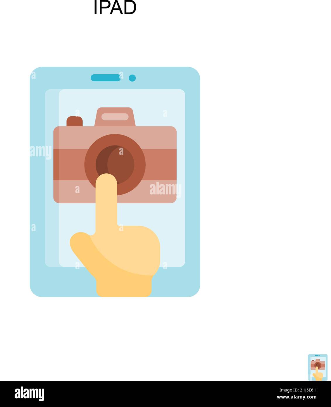 Digital tablet portable information device Stock Vector Images - Alamy