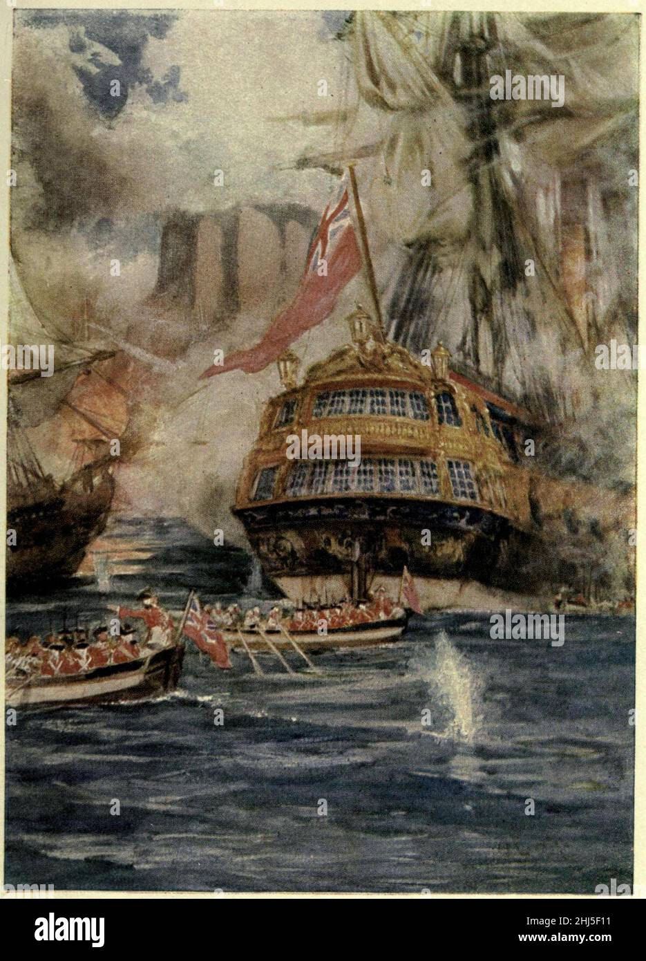 Stroming of Geriah 1756 Stock Photo - Alamy