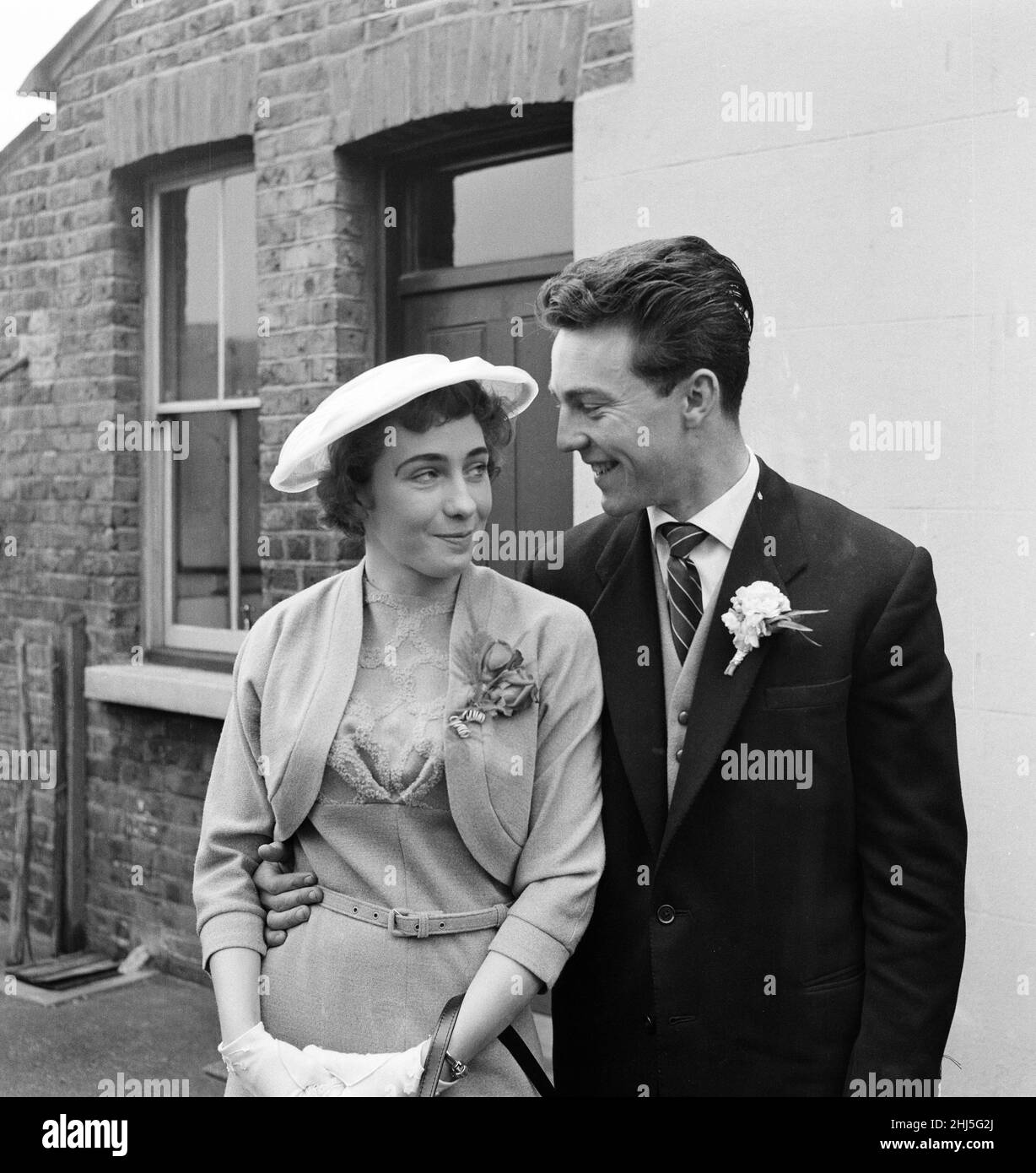 Jimmy greaves wedding Black and White Stock Photos & Images - Alamy