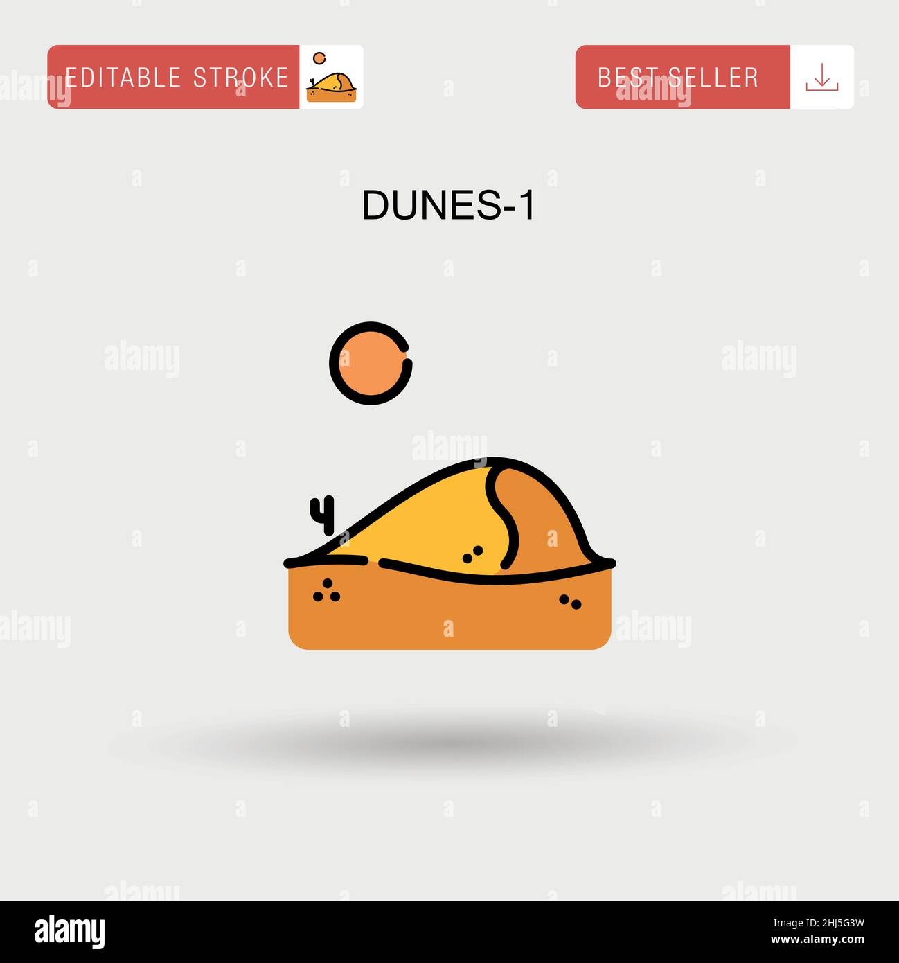 Sand dunes desert dubai Stock Vector Images - Alamy