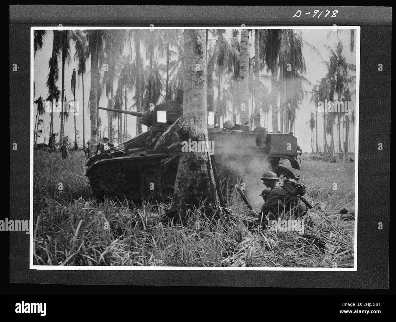 Stuart tank during the Battle of Buna-Gona Stock Photo - Alamy