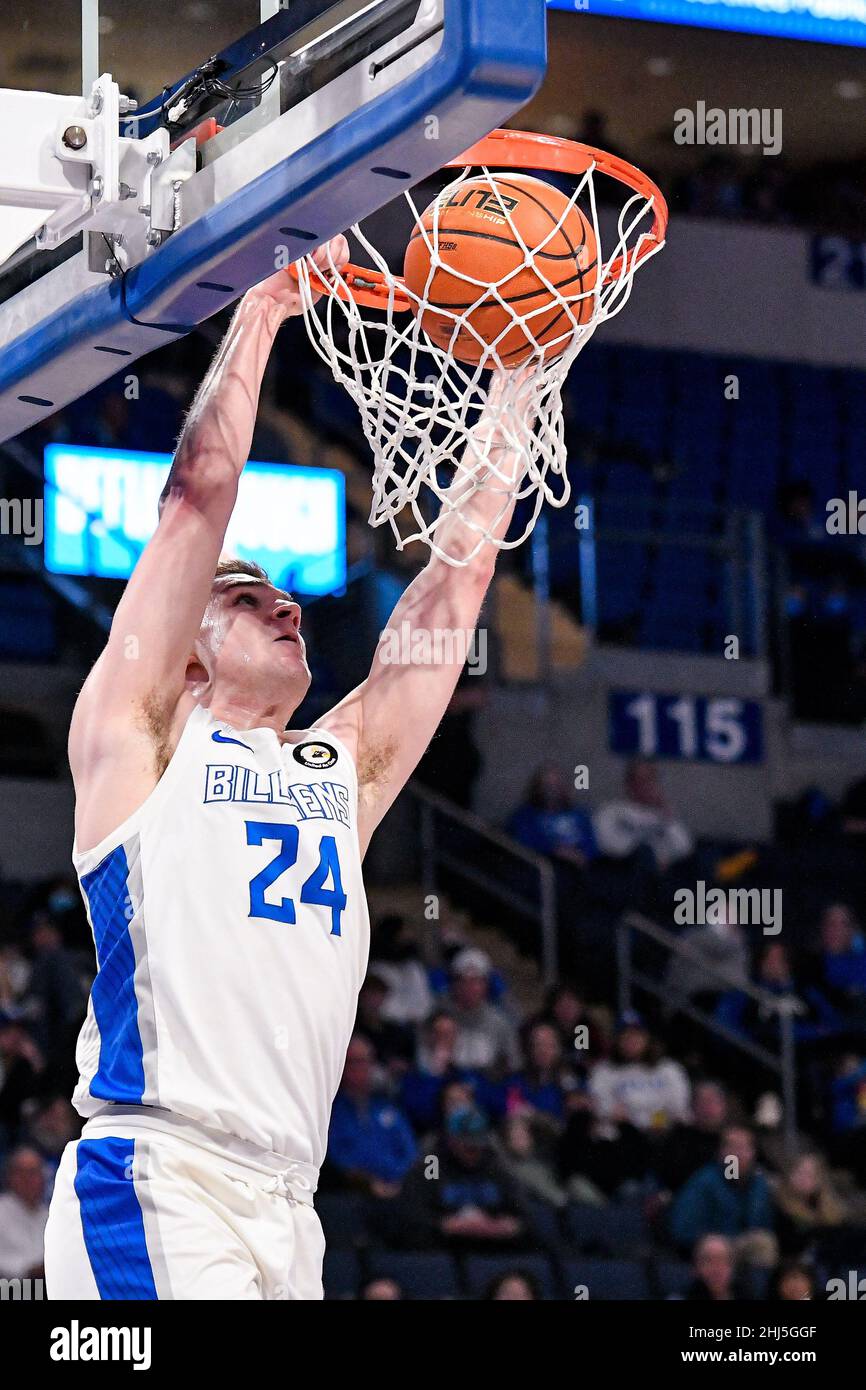 January 26, 2022: Saint Louis Billikens guard Gibson Jimerson (24 ...