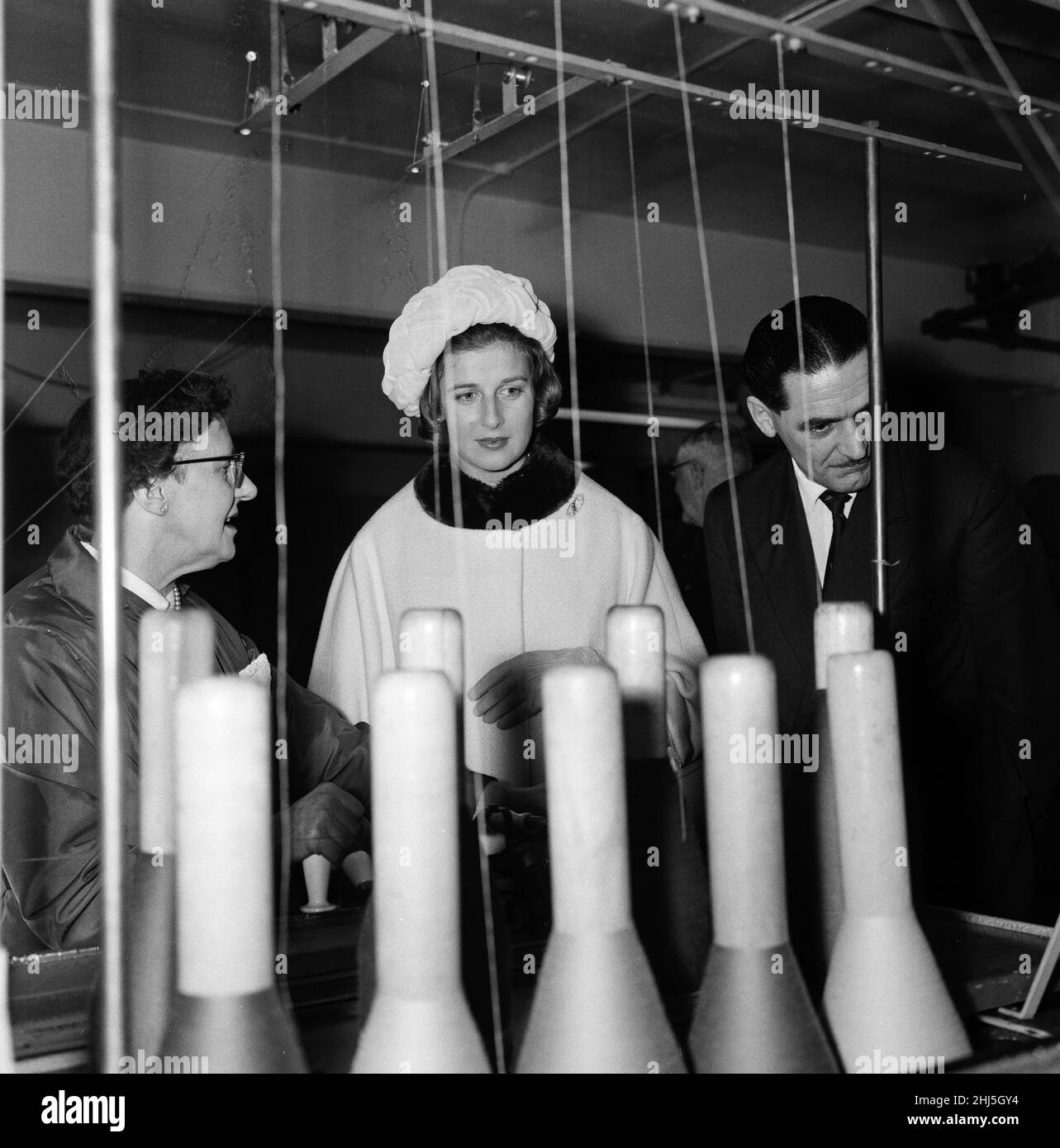 Princess Alexandra of Kent visits the London Association for the Blind ...