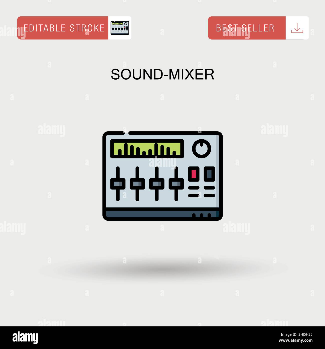 Audio console professional icon vector hi-res stock photography and ...