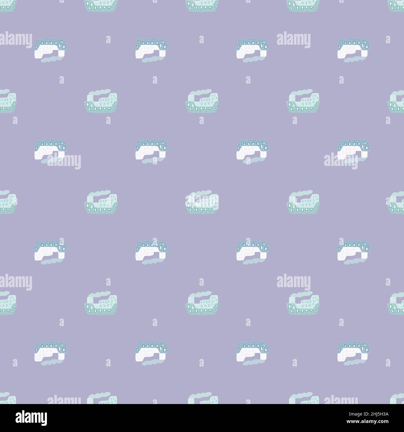 Marine transport seamless pattern with doodle simple steamship shapes ...