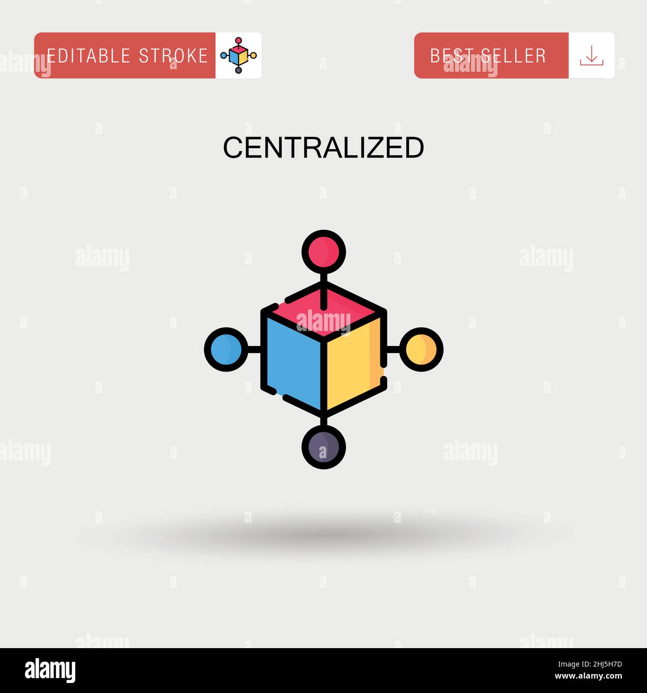 Aerial view autumn Stock Vector Images - Alamy