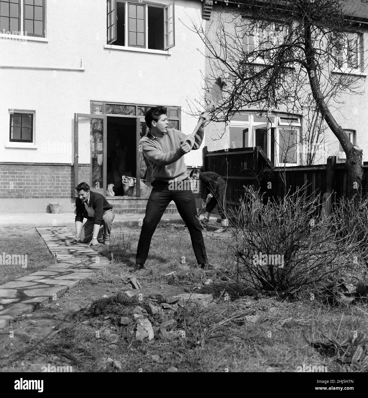 Cliff Richard pictured at his new house in Winchmore Hill, North London ...