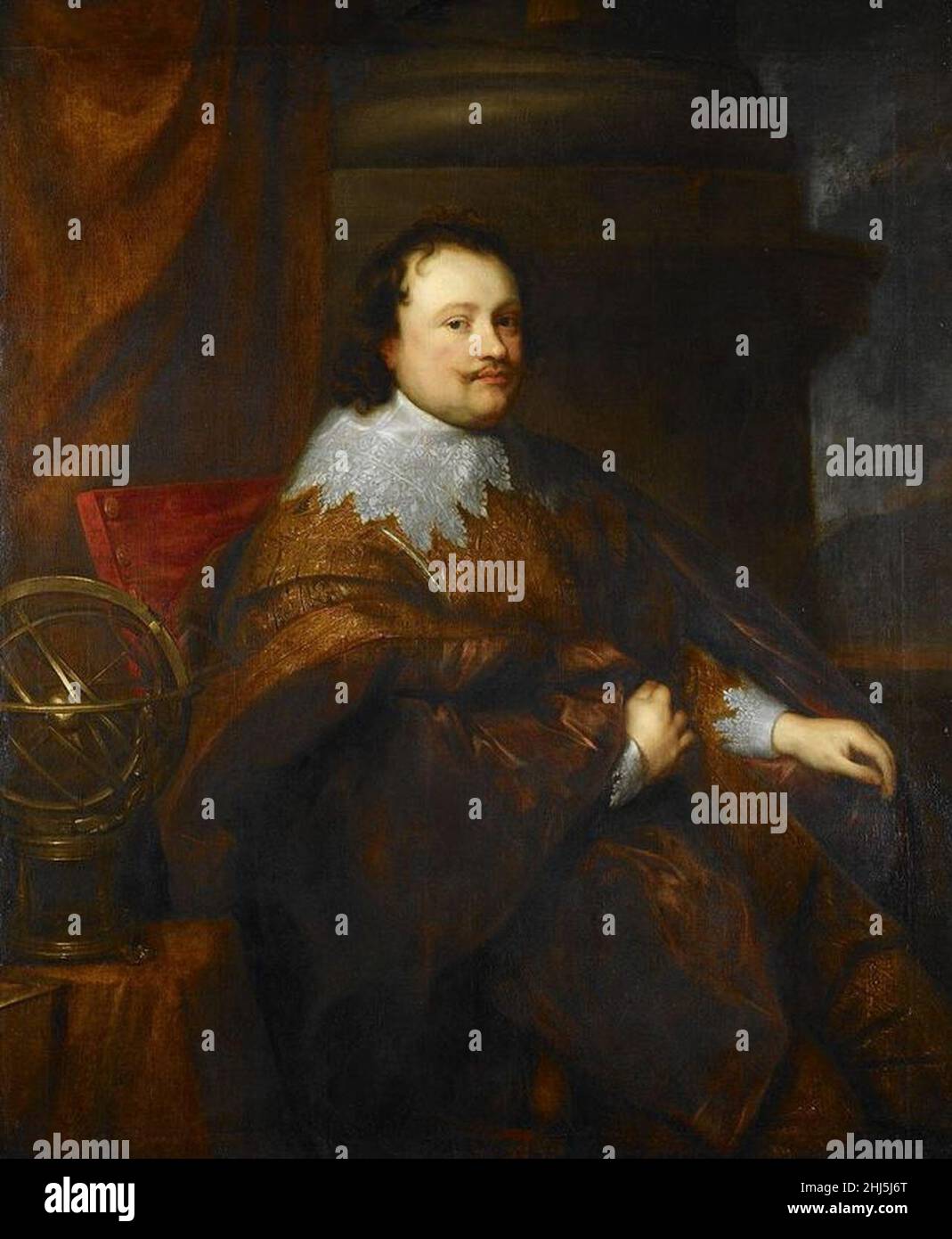 Studio of Anthony van Dyck - Sir Kenelm Digby (1603-1665) c. 1630-40 ...