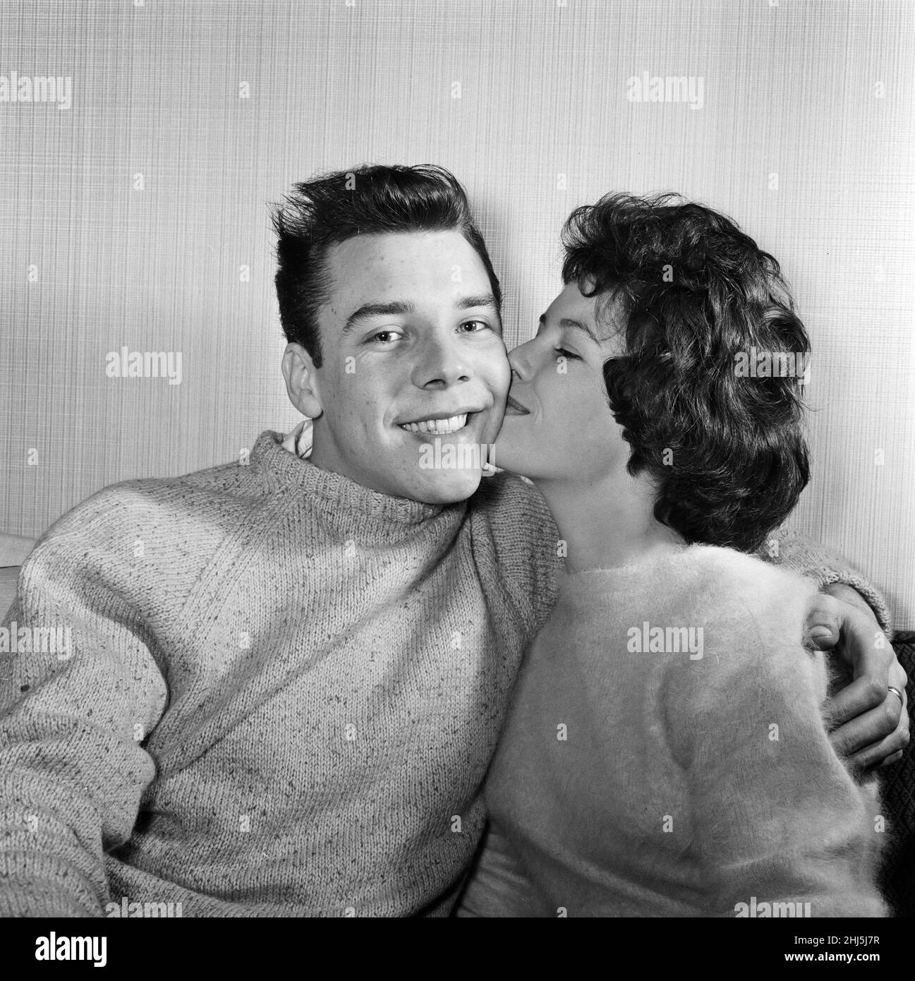 Marty Wilde with his sweetheart Joyce Baker. They are to be married ...