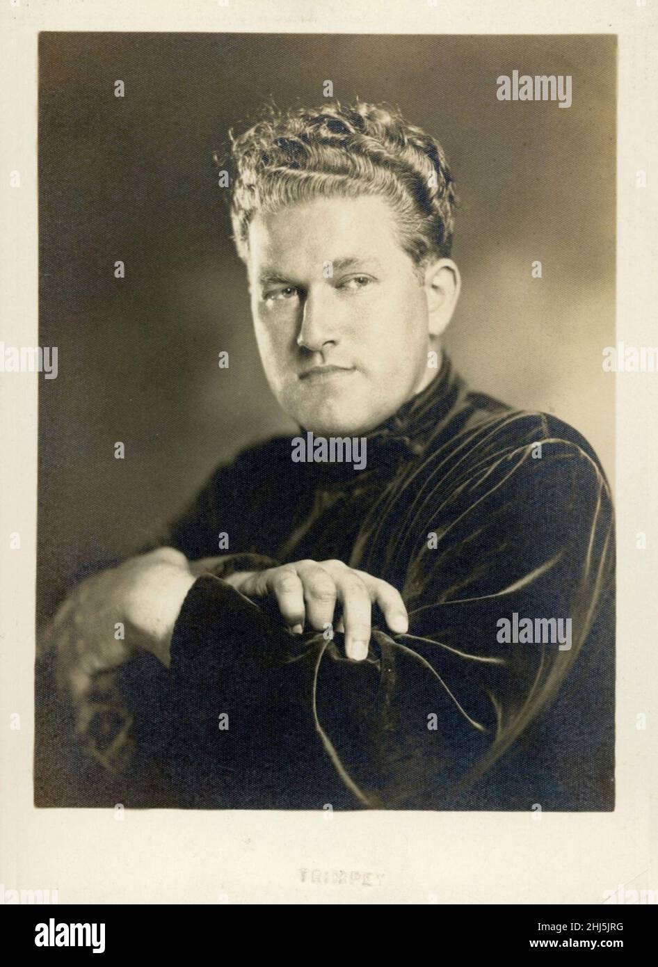Studio portrait of August Derleth by Ephraim Burt Trimpey Stock Photo ...