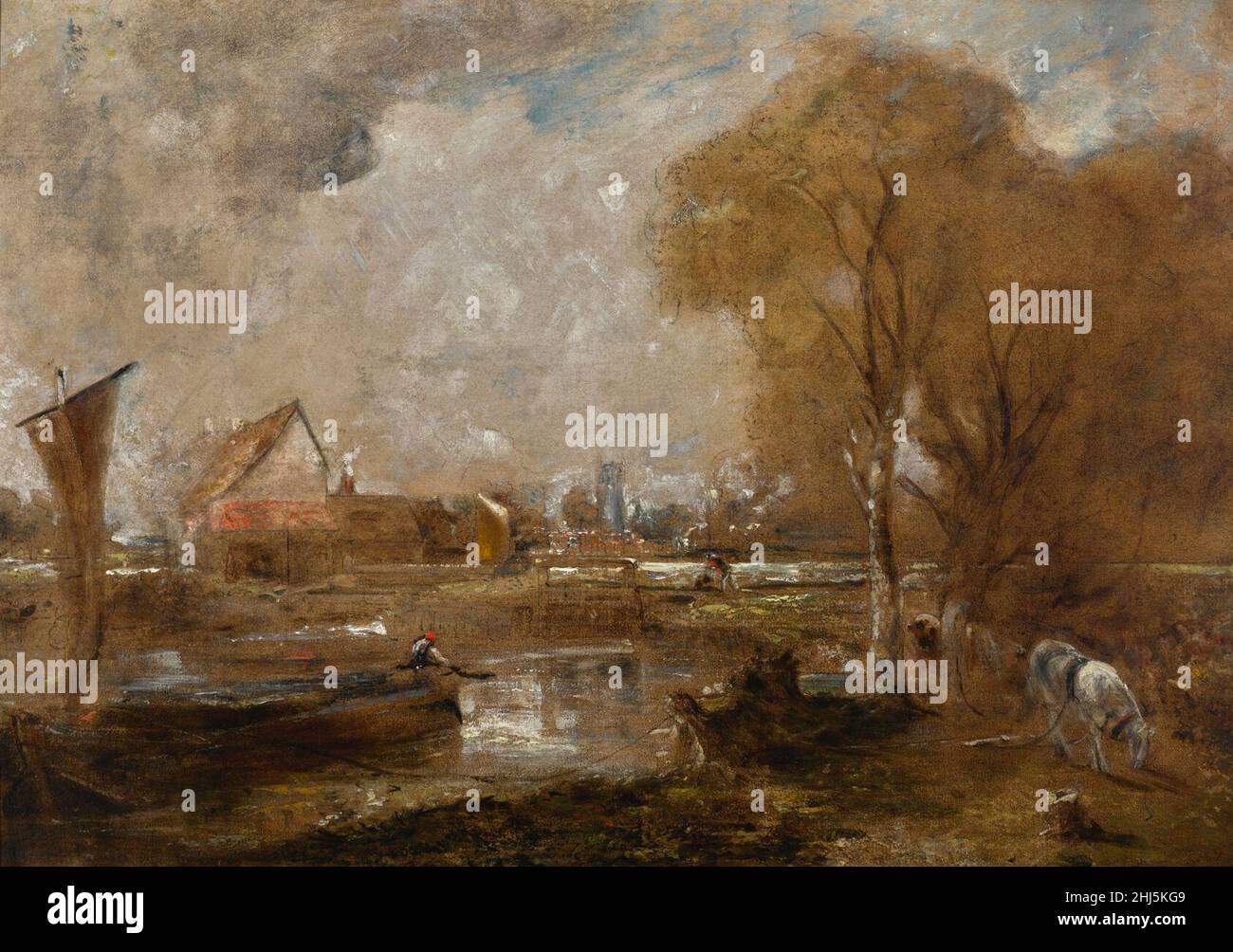 Dedham mill lock hi-res stock photography and images - Alamy