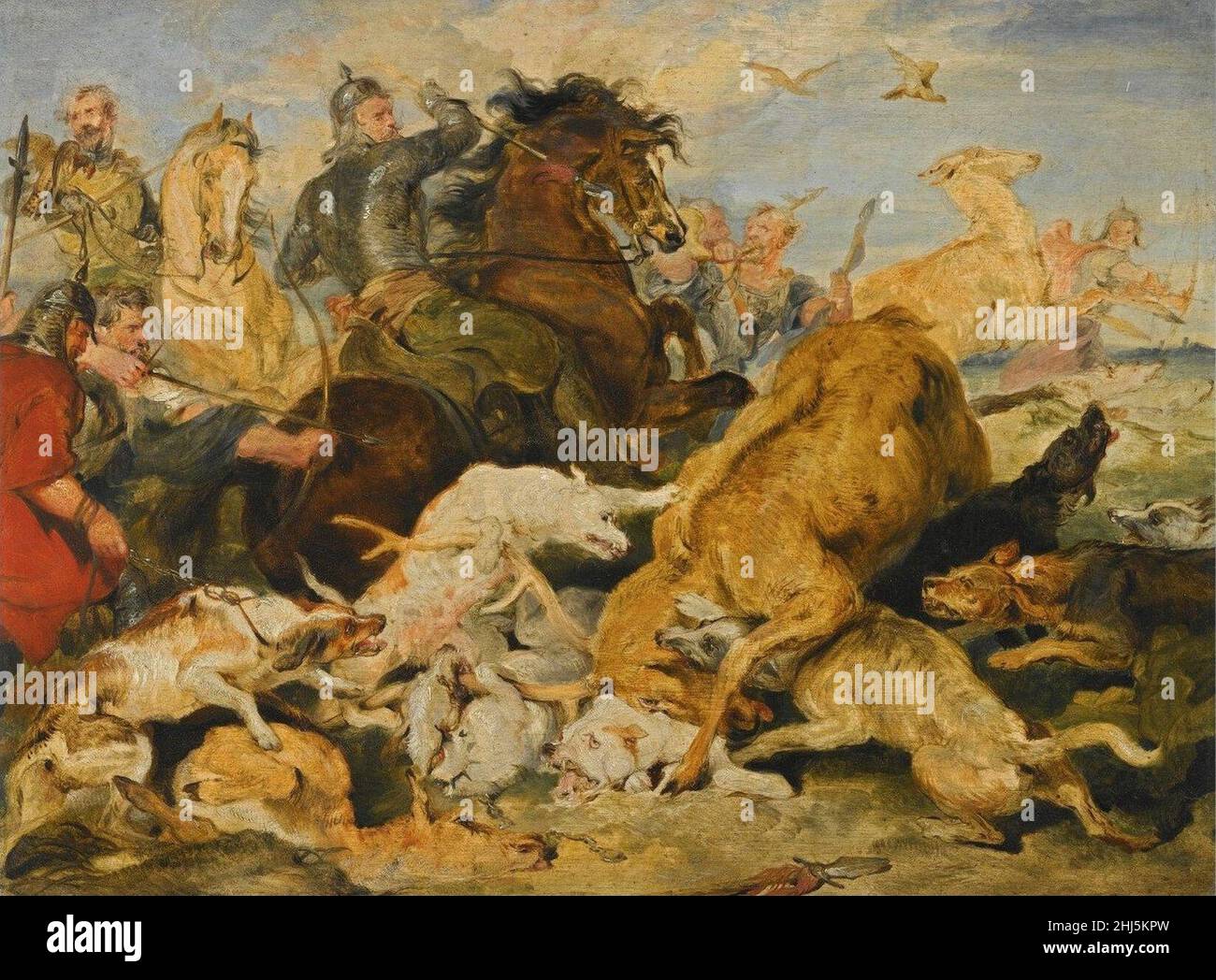 Study for 'The Hunting of Chevy Chase' by Edwin Henry Landseer, c. 1826 ...