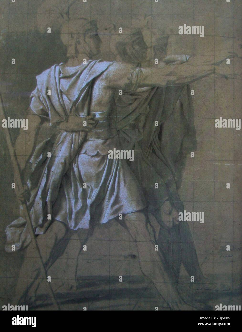 Study for the Oath of the Horatii the Three Horatii Stock Photo - Alamy