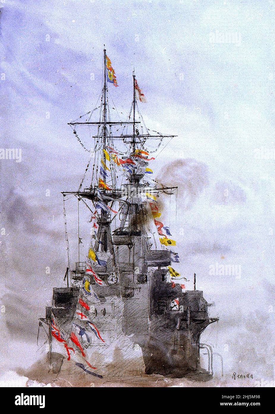 Flying the royal standard hi-res stock photography and images - Alamy