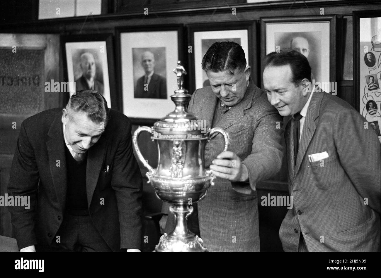 Former Celtic football players visit their former grounds. Harry Walker ...