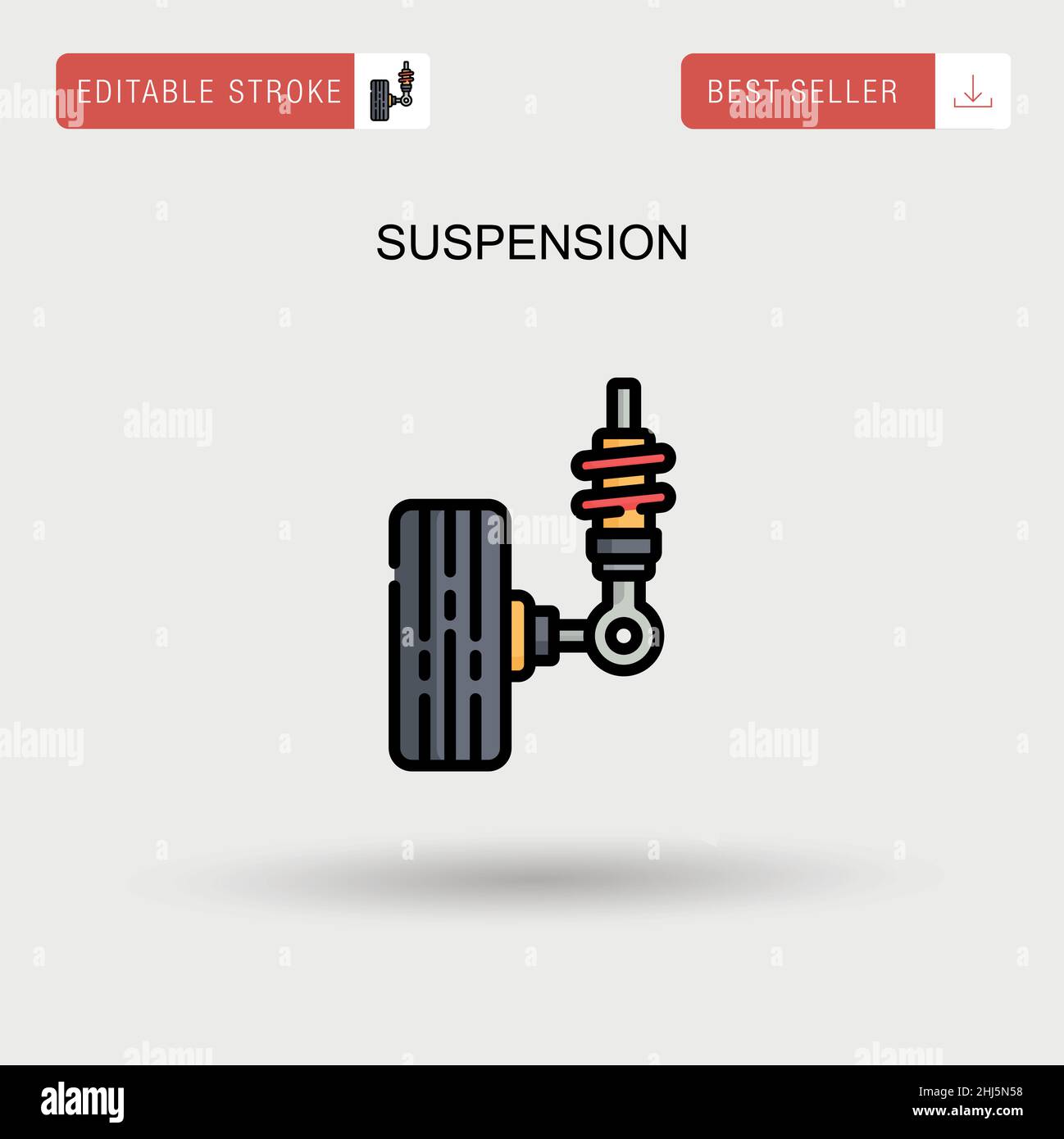 Car suspension illustration hi-res stock photography and images - Alamy