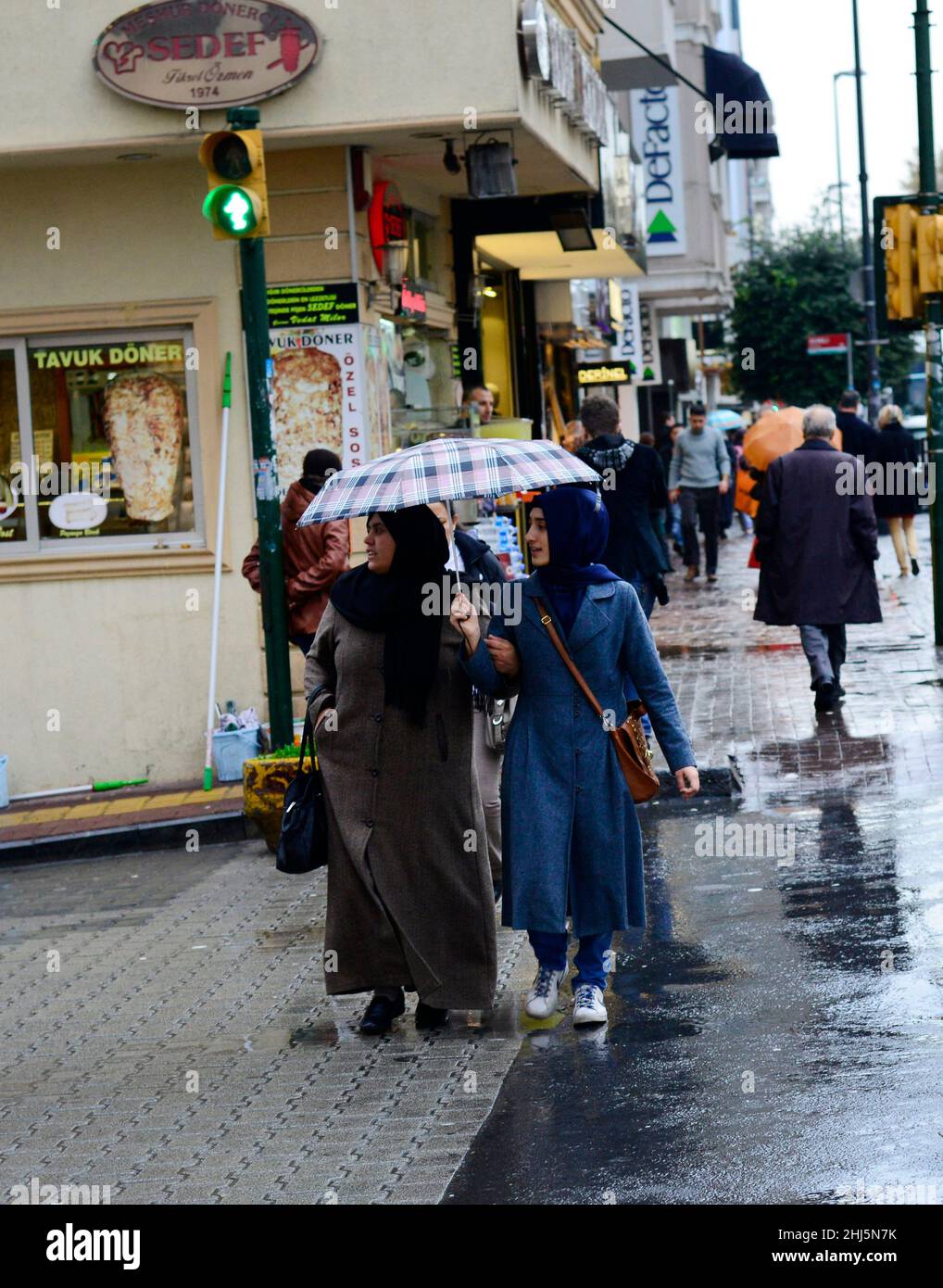 A rainy day in Istanbul, Turkey Stock Photo - Alamy