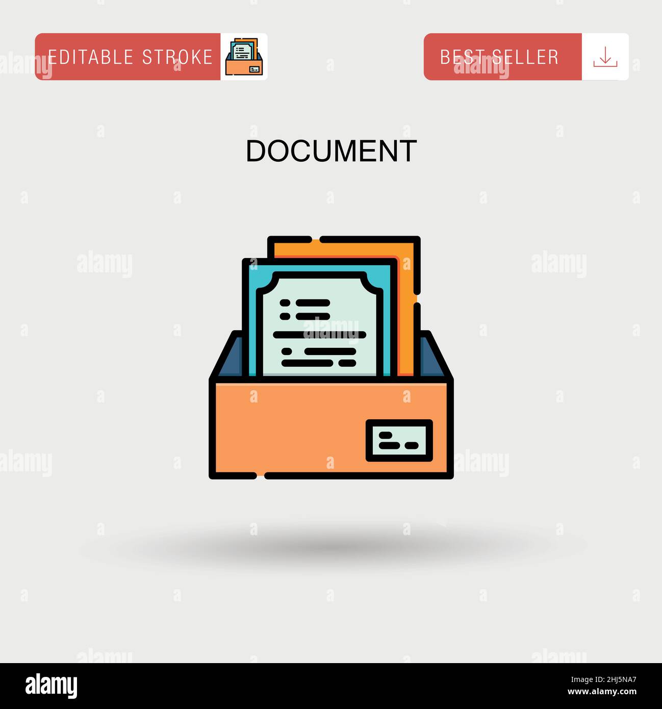 Document Simple vector icon Stock Vector Image & Art - Alamy