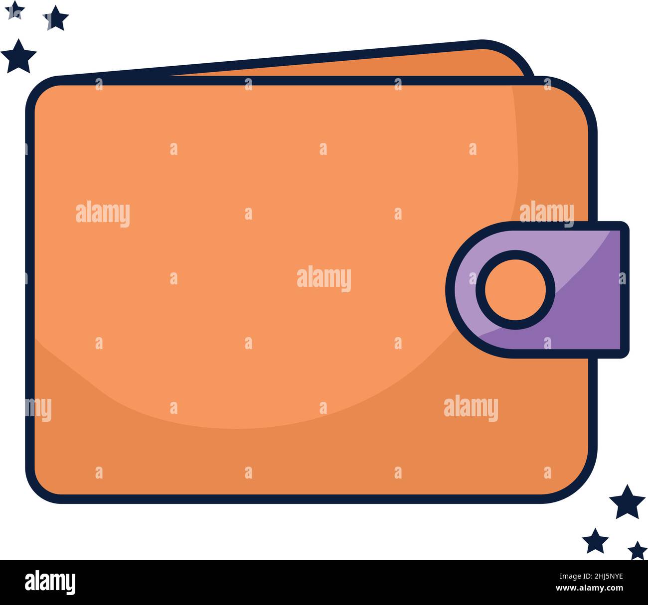 orange wallet design Stock Vector Image & Art - Alamy