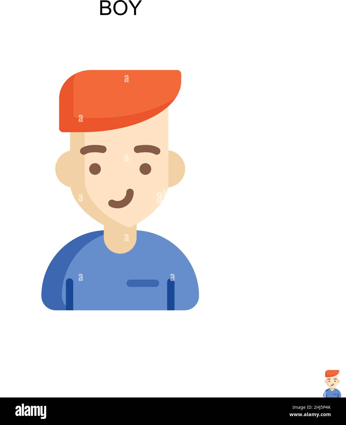 Boy vector illustration Stock Vector Images - Alamy