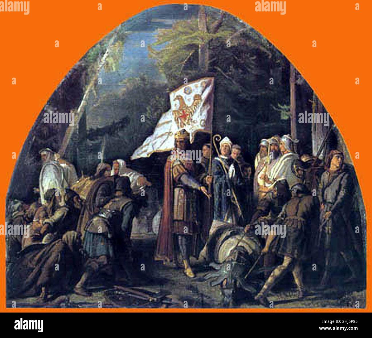 Sturz der Irminsul Stock Photo - Alamy Sturz der Irminsul Stock Photo - Alamy