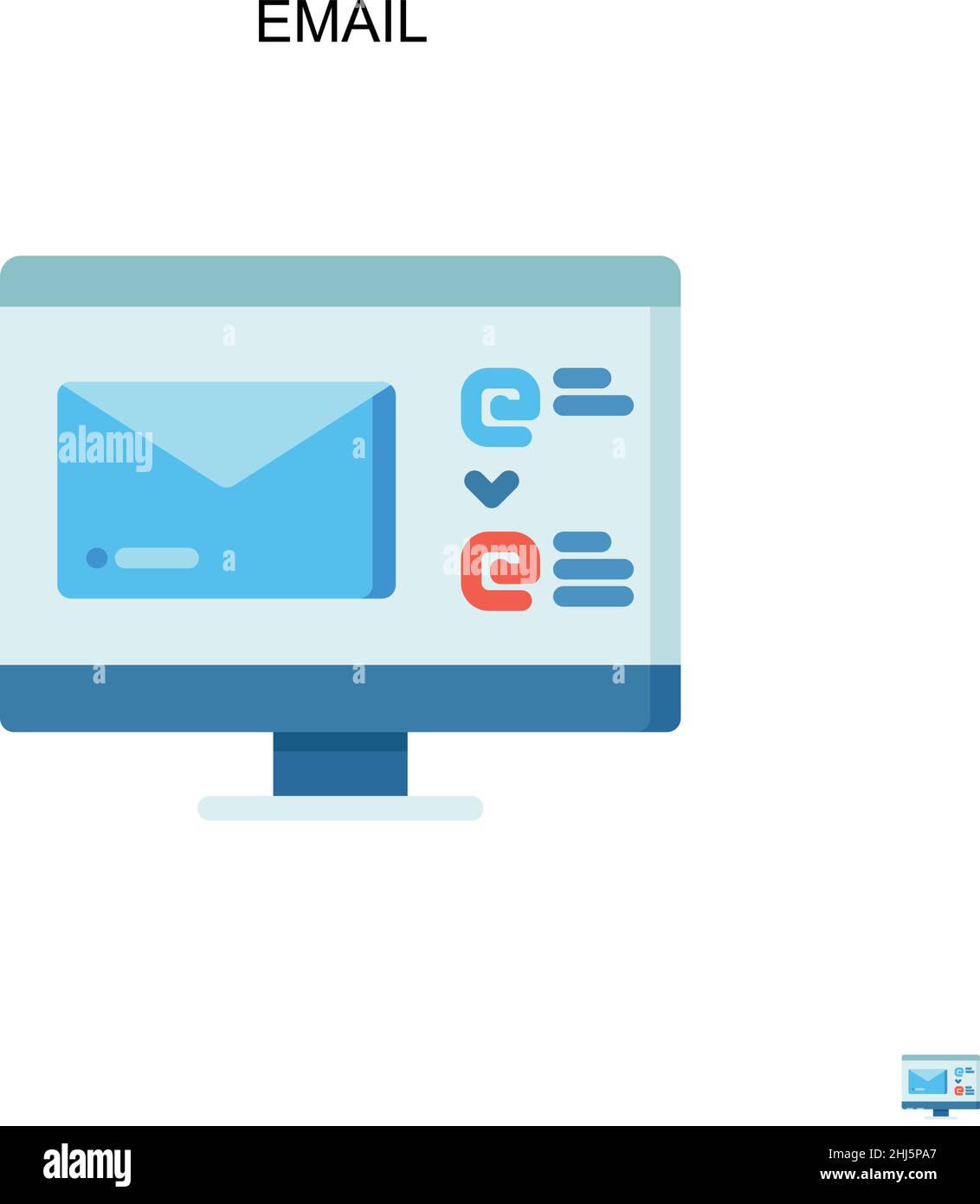 Email Simple vector icon. Illustration symbol design template for web ...