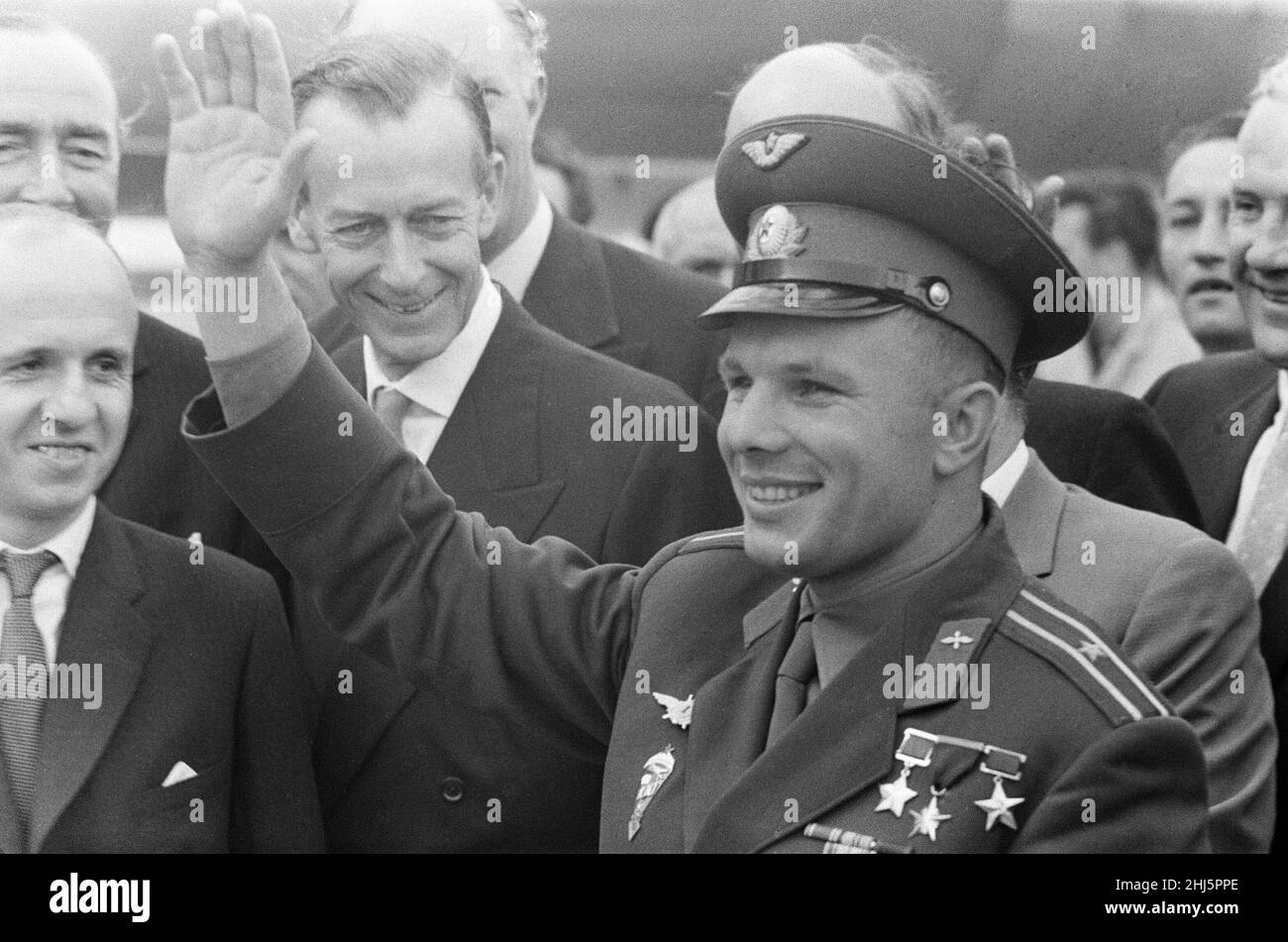 Yuri Gagarin, Soviet Cosmonaut, the first human to journey into outer ...