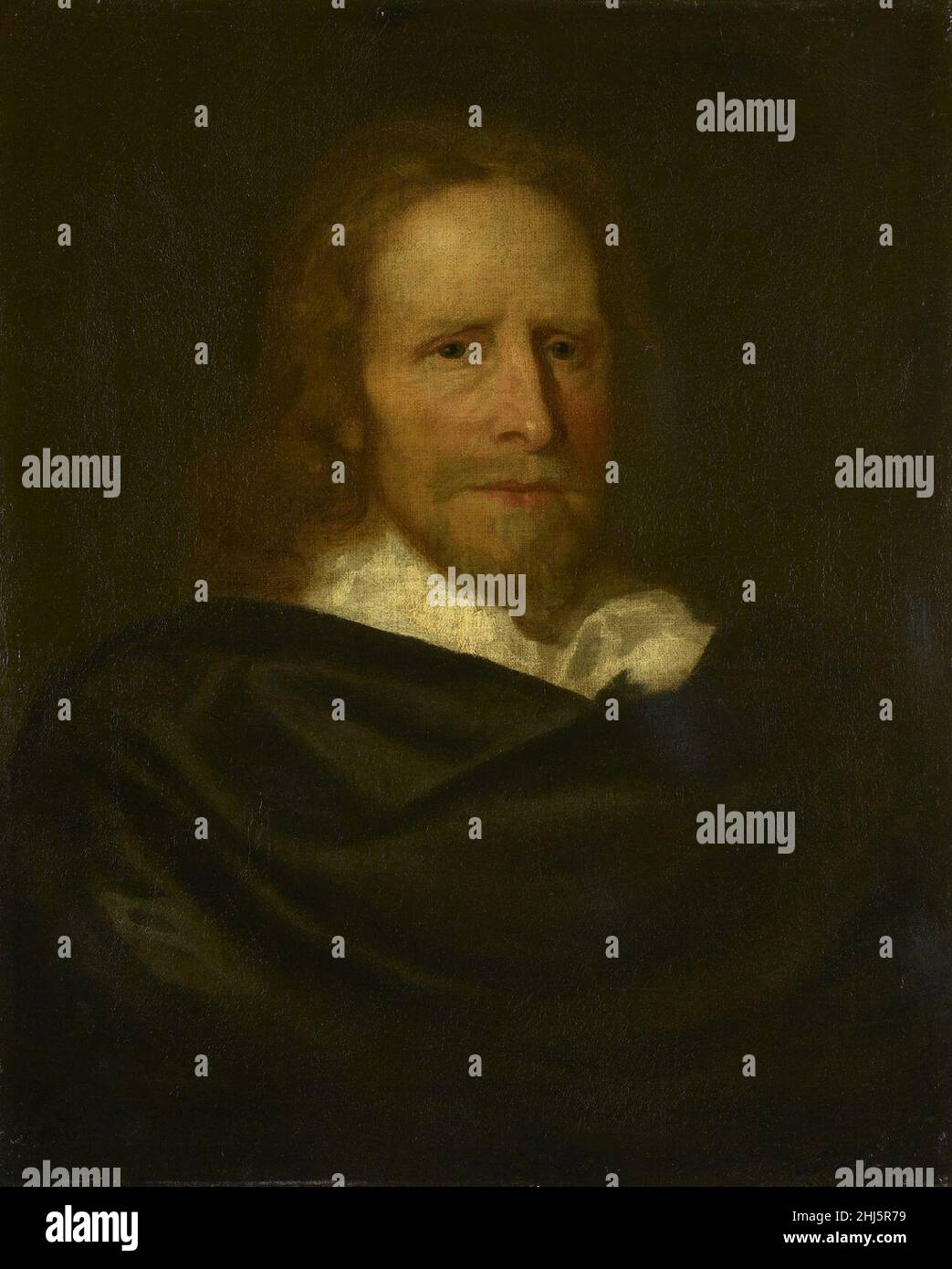 Style of William Dobson (1611-46) - Portrait of a Man called Abraham ...