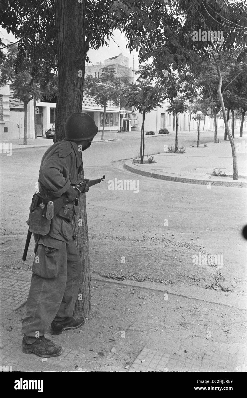 The Bizerte Crisis 1961French soldiers on the streets of Bizerte . July ...