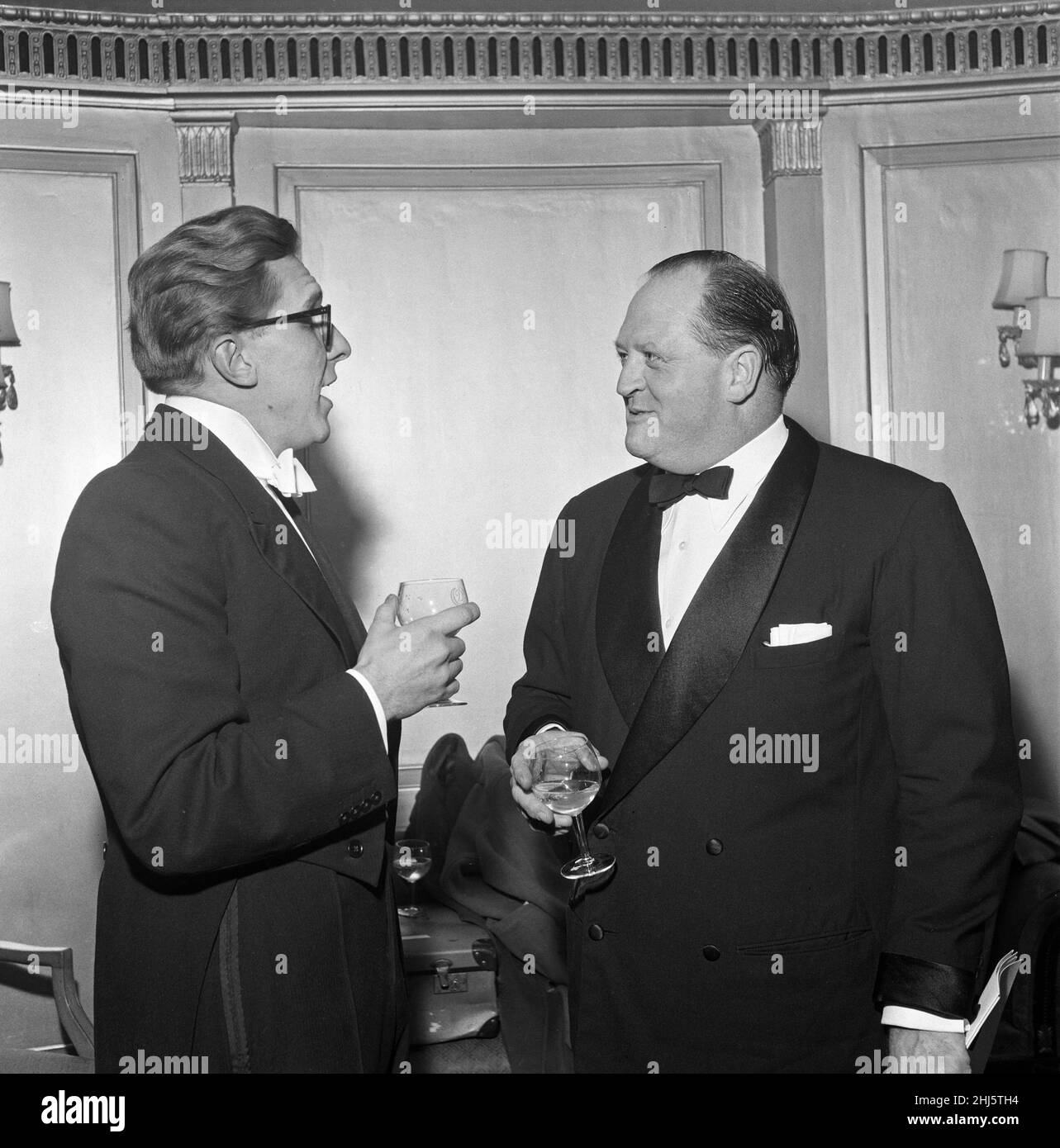 The Television Awards at the Dorchester Hotel. Pictured are Robin Day ...