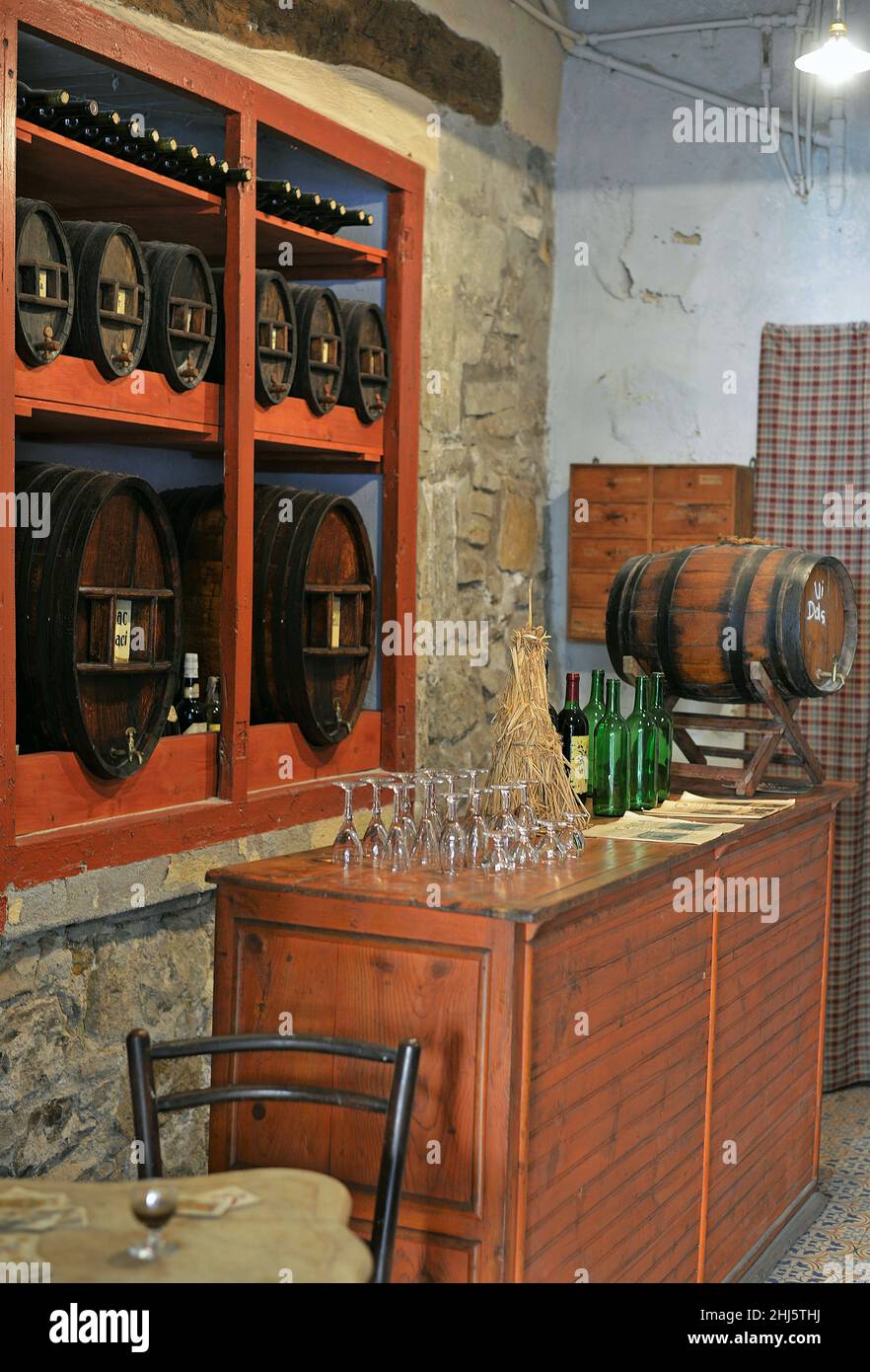 Cellar of the old shops in calaf hi-res stock photography and images ...