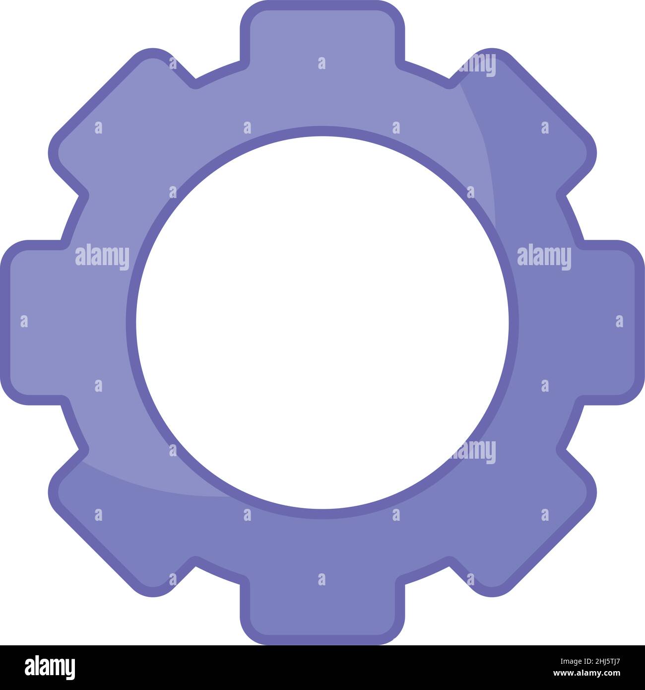 purple gear icon Stock Vector Image & Art - Alamy