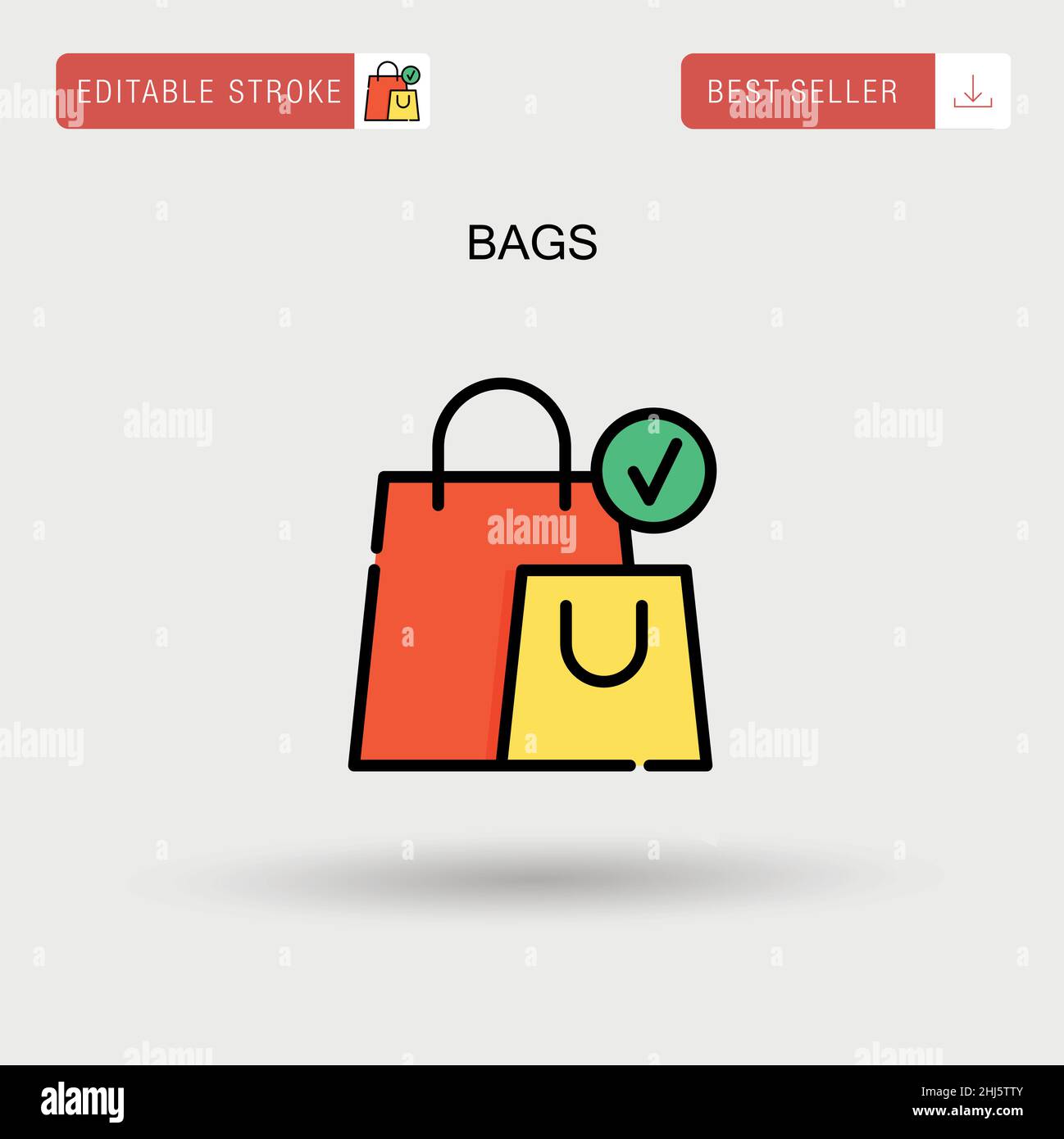 Tote bags merchandise Stock Vector Images - Alamy