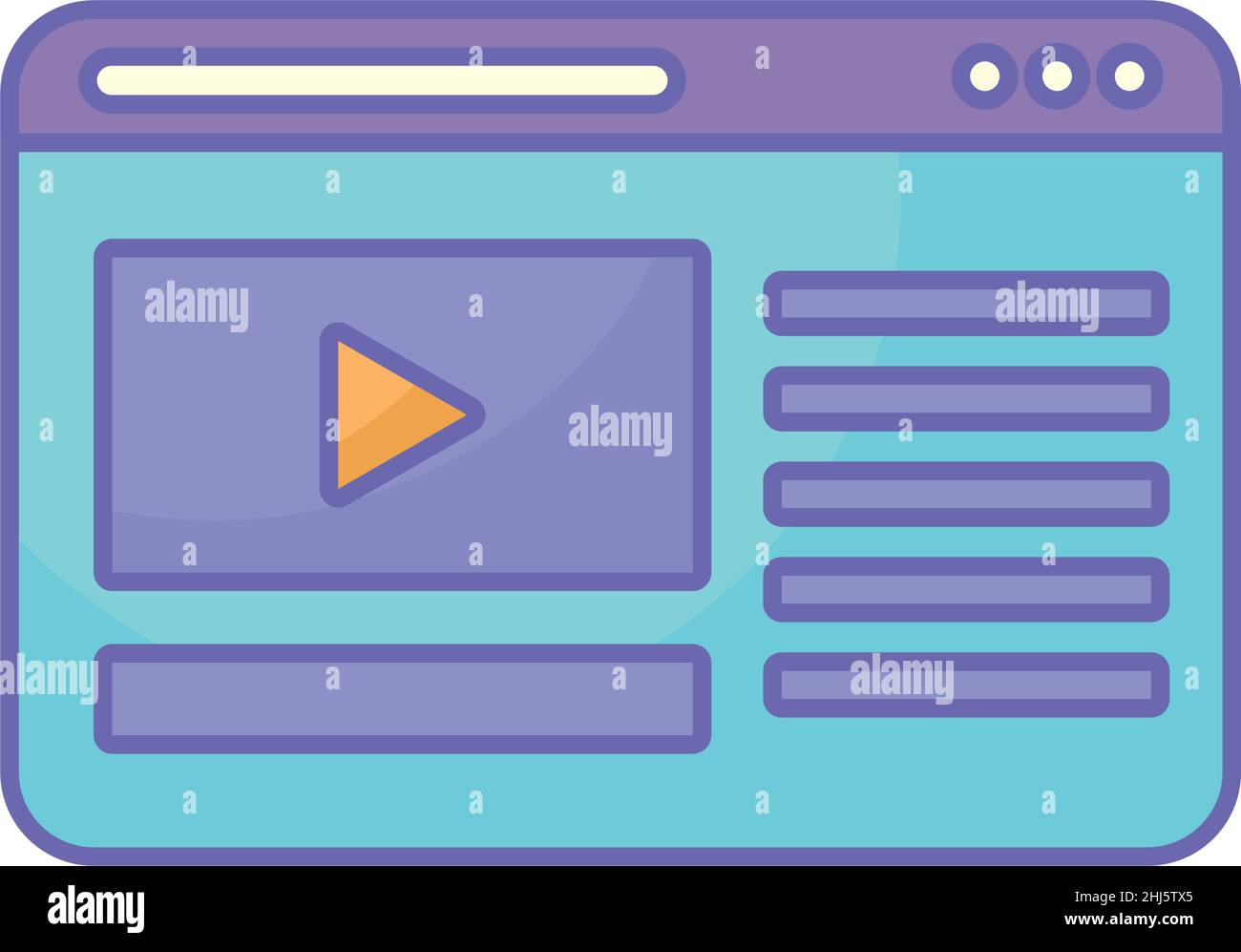 blue web page Stock Vector Image & Art - Alamy