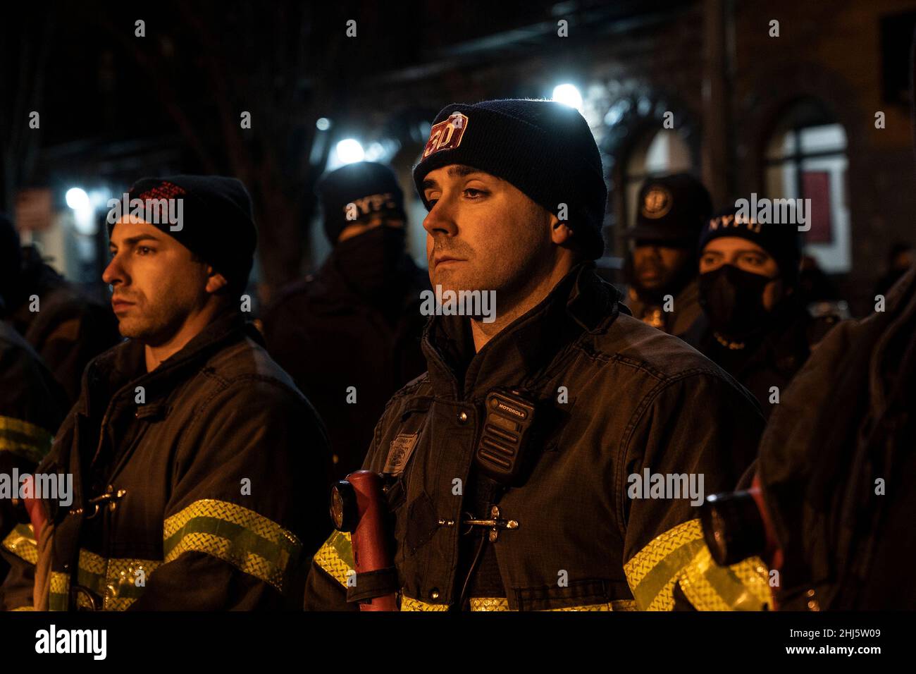 New York, New York, USA. 26th Jan, 2022. Vigil attended by hundreds of ...