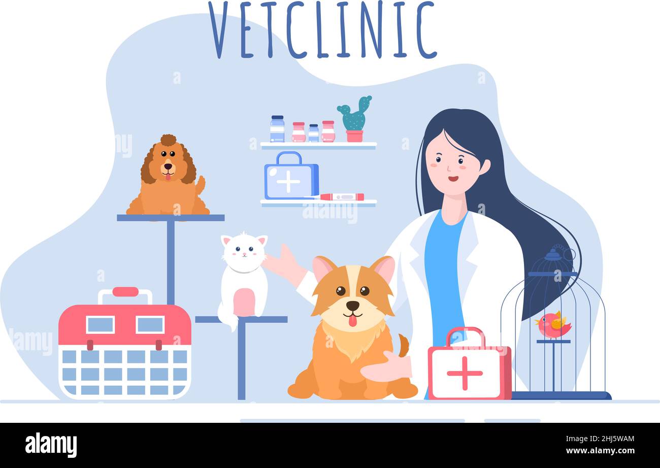 Nurse veterinary Stock Vector Images - Alamy