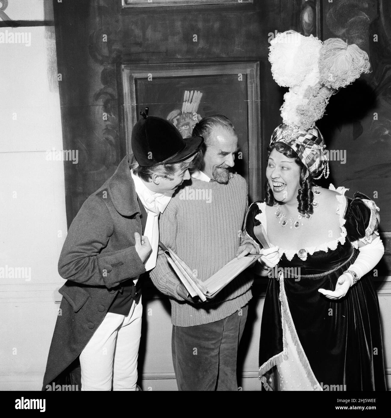 Tommy Steele as Tony Lumpkin and Peggy Mount as Mrs Hardcastle in "She ...