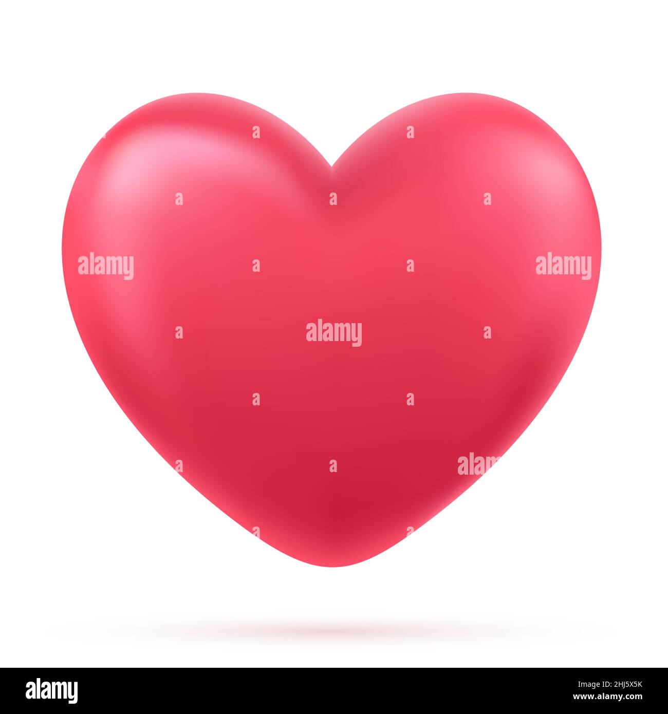 Shiny 3d heart Stock Vector Image & Art - Alamy
