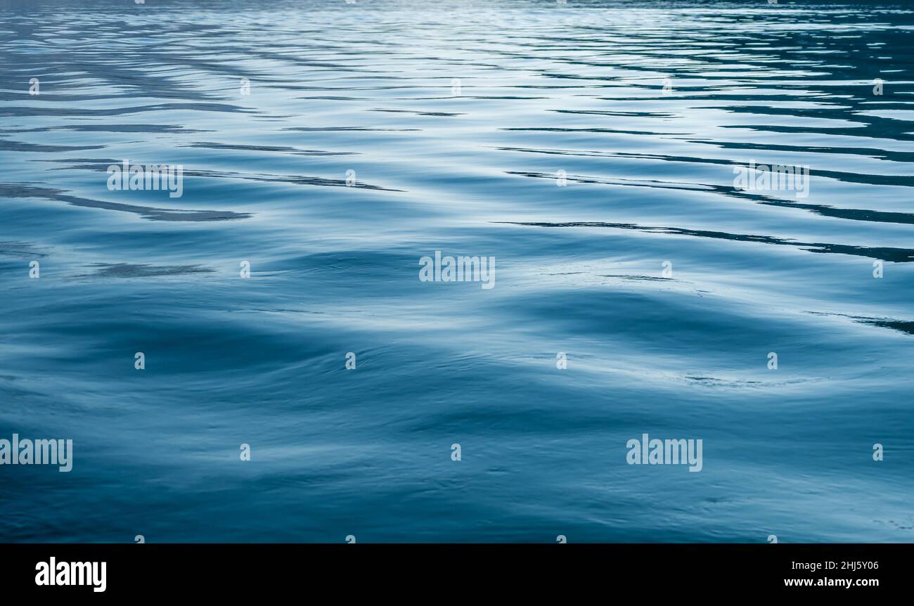 Blue water background. Ripple sea ocean water surface. still calm sea ...